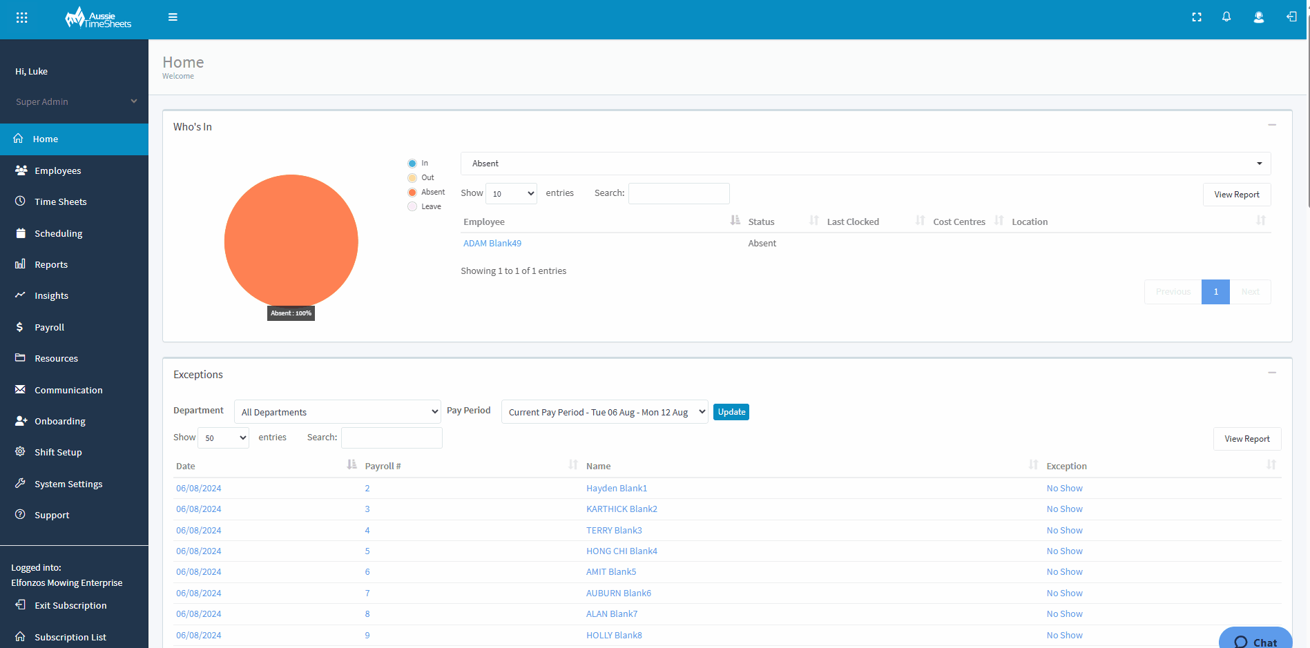 Timesheet Approval Options – Aussie Time Sheets Workforce TNA
