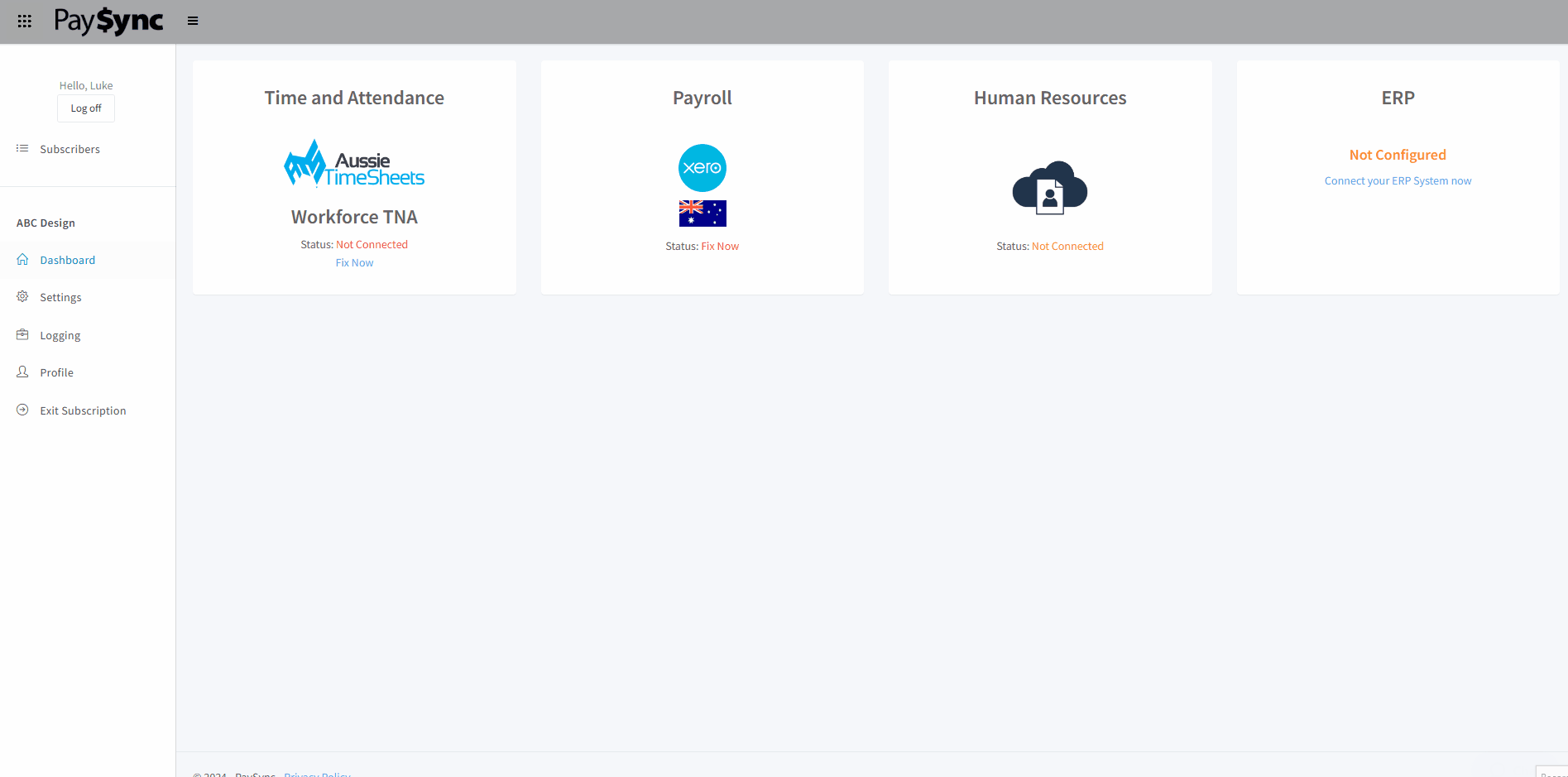 How to authorise access to XERO Payroll – Aussie Time Sheets Workforce TNA